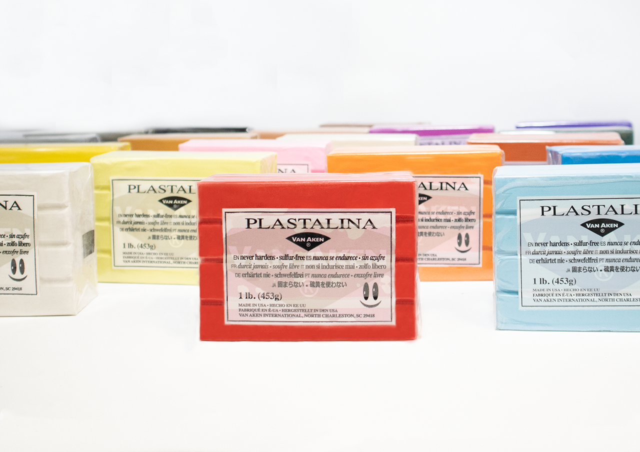 1 LB PLASTALINA™ | NON-HARDENING MODELING CLAY | VARIOUS COLORS – VAN ...